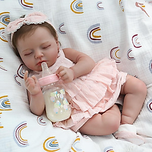 Kaydora Realistic Reborn Baby Dolls - 20 Inch Sleeping Soft Weighted Reborn Doll, Lifelike Handmade Newborn Baby Doll, Advanced Painted Gift Set for Kids Age 3+