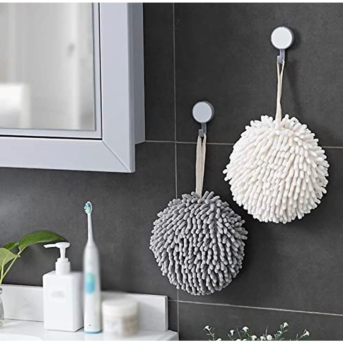 Hand Towel Multipurpose Chenille Comfort Absorbent Bathroom Kitchen Hand Bath Towels 3 Pices Set Flawless Quality Makes Life Easy Hand Towel or use for Cleaning