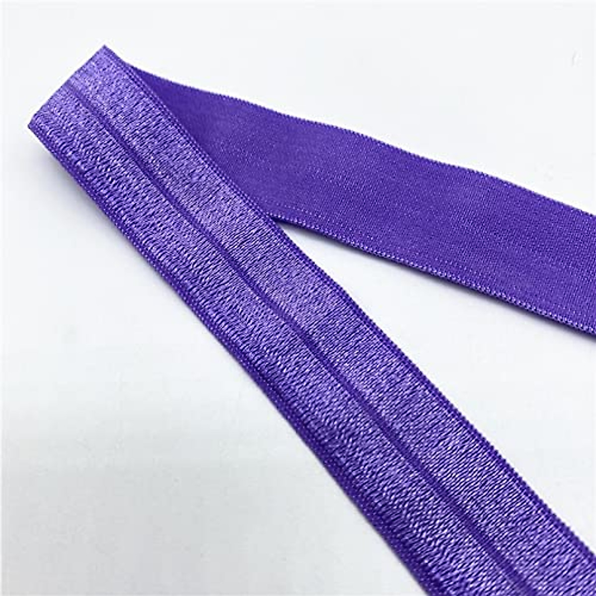 8 Yards 0.8 Inch Elastic Ribbon for Sewing Multicolor Fold Over Spandex Elastic Band Lace Trim Waist Band Garment Accessory