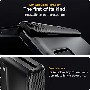 Spigen Slim Armor Pro Designed for Samsung Galaxy Z Fold 2 Case (2020) - Black
