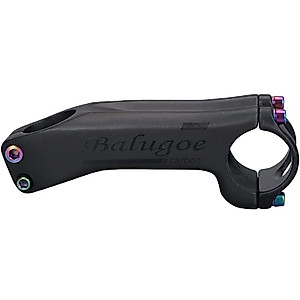 ZECHAO Full Carbon Fiber Mountain Bike Stem,6/17 Degree 31.8MM Mountain Road Bike Carbon Stem Cycling Parts Bike Stem Bike Stem (Color : 6 Degrees, Size : 130mm)