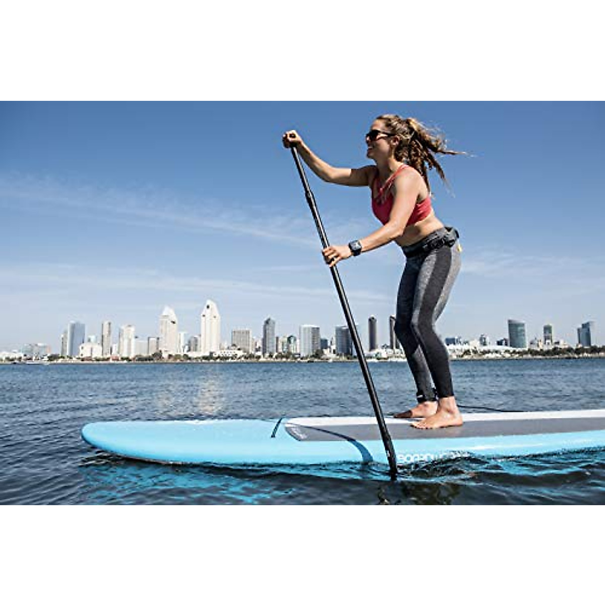 Boardworks Riptide All-Water Stand-Up Paddleboard (SUP) – 10’6", Blue/White/Grey