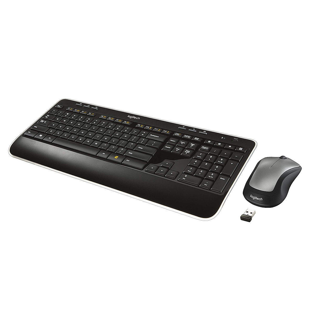 Logitech MK520 Wireless Keyboard and Mouse Combo — Keyboard and Mouse, Long Battery Life, Secure 2.4GHz Connectivity