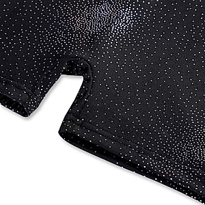 Girls Biketards Gymnastics Shorts for Girls 4t 5t Sparkle Butterfly Flowers Pattern Sleeveless Biketards Hotpink Black (Purple, 110(4-5 years old))