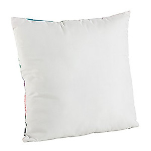 SARO LIFESTYLE 1456.M18S Indoor/Outdoor Tropical Flamingo Print Poly Filled Throw Pillow, Multi, 18"