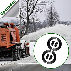 Gpartsden 302565MA Snow Thrower Rubber Paddle Set Replacement for Craftsman Murray Noma 302565 57121MA 1687312SM