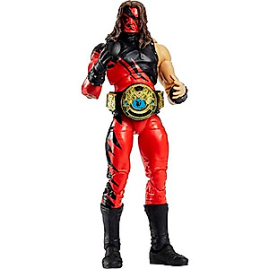 Mattel Ultimate Edition Kane Action Figure, 6-inch Collectible with Interchangeable Head, Swappable Hands & Entrance Cape for Ages 8 Years Old & Up