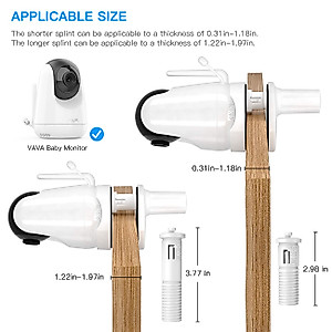 TIUIHU Baby Monitor Crib Mount for Hipp Baby Monitor Camera/VAVA Baby Monitor