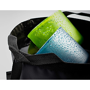 GSI Outdoors Glacier Stainless Camper 4 Person Packable Cookware & Dinnerware Set for Camping or Backpacking