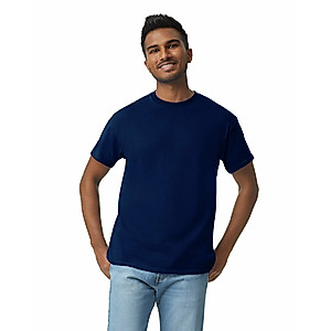 Gildan Heavy Cotton T-Shirt G5000, Navy (10-Pack), X-Large