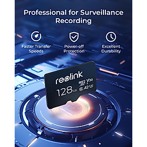 REOLINK 4K Dual-Lens Outdoor PTZ Auto-Tracking Camera (2 Pack) Bundle with 128GB microSD Card (2 pcs), 6X Hybrid Zoom, with Spotlight, 2.4G/5GHz WiFi