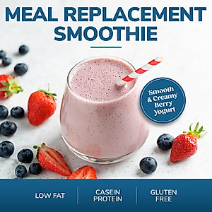 WonderSlim Meal Replacement Smoothie, Berry Yogurt, 15g Protein, Gluten Free (7ct)