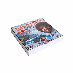 Calhoun Realistic Bob Ross Mountain by The Sea Lightweight Throw Blanket
