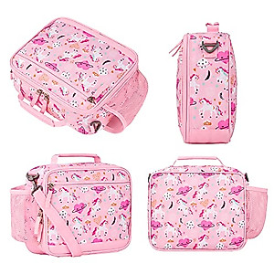 Choco Mocha 15inch Unicorn Backpack + Lunch Bag