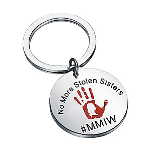 ENSIANTH MMIW Awareness Gift No More Stolen Sisters Women Power Gift (No More Stolen)
