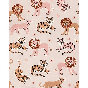 The Children's Place Baby Toddler Girls Sleeveless Fashion Skater Dress, Jungle Wonder/Crystal Pink 2-Pack, 4T