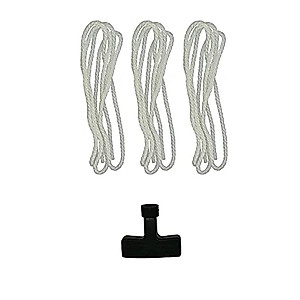 YAMAKATO Predator 212 CT200u GX160 Pull Cord Rope for Honda GX200 GX120 GX240 GX270 Champion Generator 2500 3500 4000 4375 Tiller, Pull Cord for Recoil Starter 4mm 5/32in w/Handle Grip
