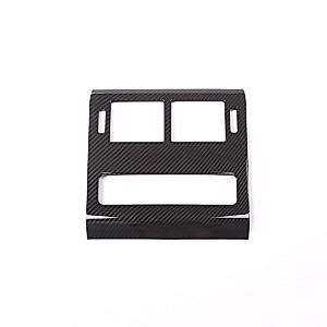 CHEYA 2 Styles ABS Rear Air Conditioning Vent Frame Trim for Range Rover Sport 2014-2017 (Carbon Fiber)