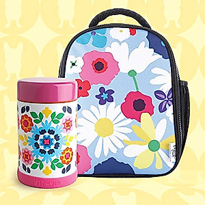 French Bull Stainless Steel Leak Proof Hot Lunch Thermos Vacuum Insulated Food Soup Jar Container, Easy Grip Lid, 16oz, Sus