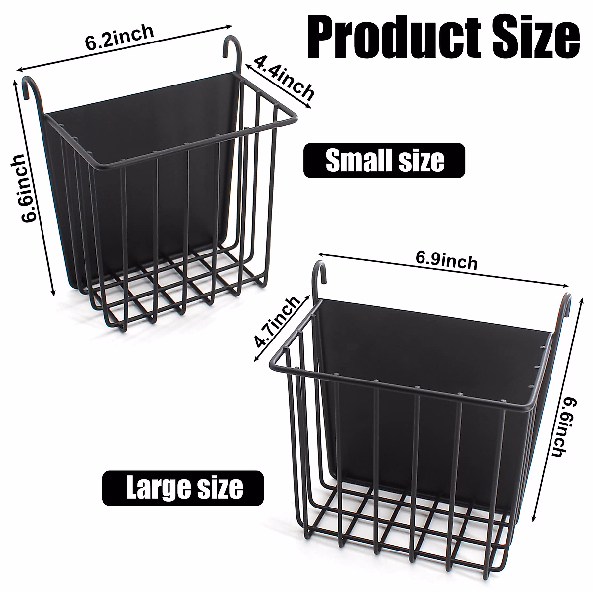 2PCS Rabbit Hay Feeder with Heavy-Duty Metal Frame Hay Holder，for Bunny, Guinea Pigs,Chinchillas-6.9x4.7x6.6 inch……