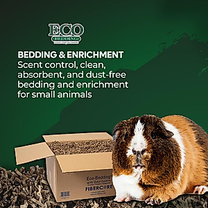 Eco Bedding 99% Dust-Free Paper Bedding for Small Pets & Birds, Eco Natural, 4.5L - Safe, Clean & Comfortable Nesting Material, Ammonia Blocker