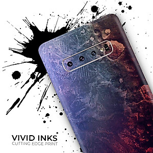 DesignSkinz Abstract Fire & Ice V8 Protective Vinyl Decal Wrap Skin Cover Compatible with The Samsung Galaxy S20 (Screen Trim & Back Glass Skin)