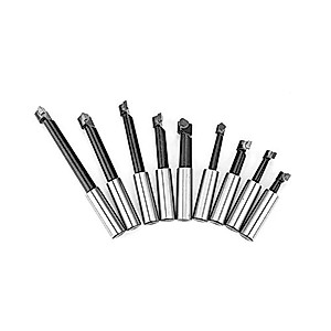 14pcs MT3-M12 Connecting Rod F1-12, 50mm Boring Head Set with 9pcs 12mm Boring Bar