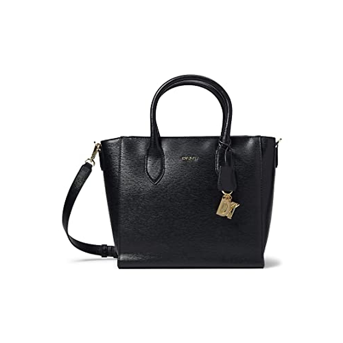 DKNY Valery Large Satchel Black/Gold One Size