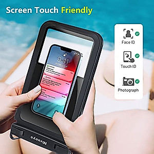 Niveaya [Up to 10.5" Large Floating Waterproof Phone Pouch - 2 Pack, Double Space Waterproof Phone Case with iPhone 15/14/13/12/ Pro Max/Pro/8 Plus, Galaxy S22/S21/S20/S10/Note 20/10/9.