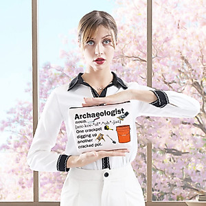 GJTIM Anthropology Archaeologist Gift Archaeology Artifact Gift Archaeologist Definition Makeup Bag Graduation Gift for Archaeology Students (Archaeologist Definition)