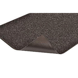 Notrax 109 Brush Step Carpeted Entrance Mat for Home or Office, 2' X 3', Charcoal, 109S0023CH