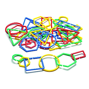 Learning Advantage 7115 Attribute Shape 'N Links (Pack of 40)