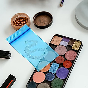 Mini Sealing Bags 500pcs Colored Sealed Bags Small Plastic Pouches Resealable Jewelry Storage Cases Candy Gift Card Zipper Baggies Pill Pouch for Necklace Photos Keys Coins