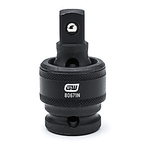 GEARWRENCH 39 Pc. 1/2" Drive 6 Pt. Impact Socket Set, Standard & Deep, SAE - 84947N, Black