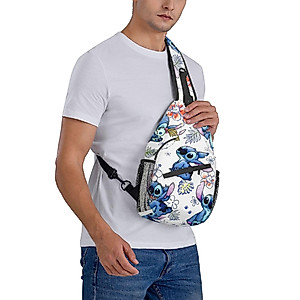 Sling Bag for Women Men Fanny Pack for Teenager Cute Crossbody Bag Mini Purse Backpack For Travel Hiking