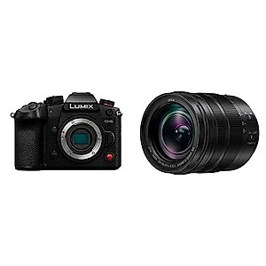 Panasonic LUMIX GH6 Mirrorless Micro Four Thirds Camera with Unlimited C4K/4K 4:2:2 10-bit Video Recording (DC-GH6BODY) + Leica DG Vario-ELMARIT 12-60mm F2.8-4.0 ASPH Lens (H-ES12060)