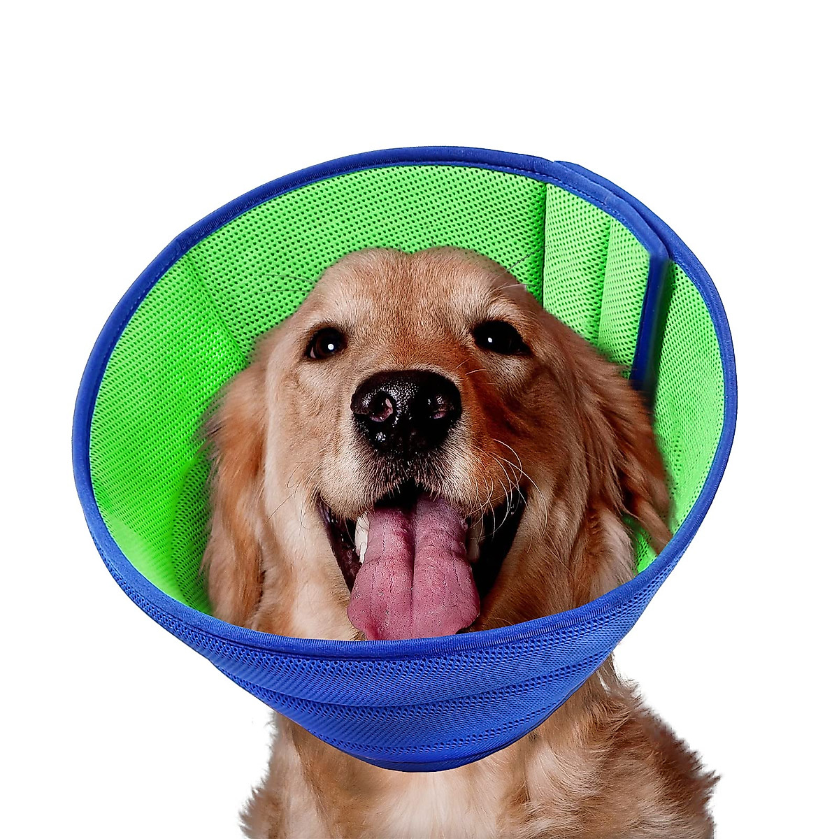 ManaMax Extra Soft Dog Cone Collar for Dogs After Surgery Adjustable Dog Cones for Large Medium Small Dogs Lightweight Dog Recovery Collar Breathable Elizabethan Collar Stop Licking(Medium)