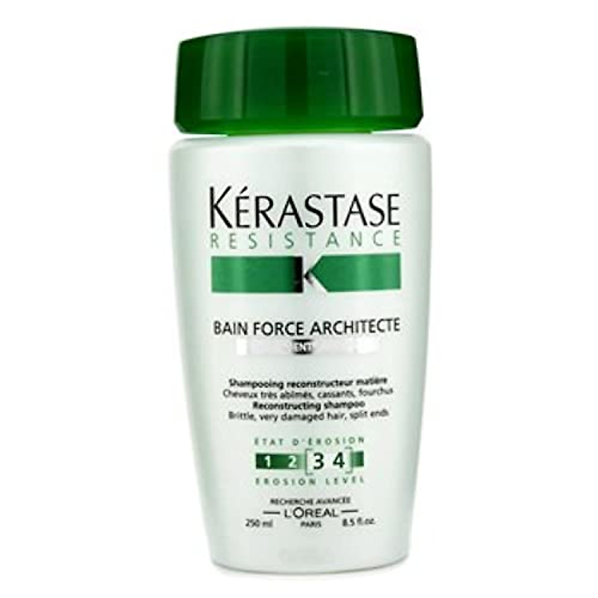 Kerastase Resistance Bain Force Architecte Shampoo (For Brittle, very Damaged Hair, Split Ends) - 250ml/8.5oz
