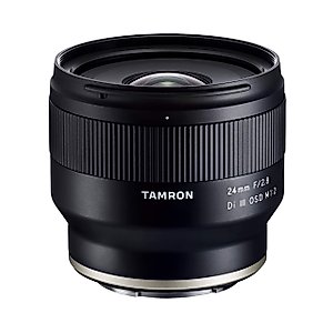 Tamron 24mm F/2.8 Di III OSD M1:2 Lens for Sony Full Frame/APS-C E-Mount Mirrorless Camera (Renewed)