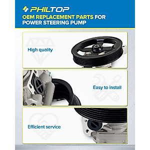 21-5195 Power Steering Pump for RL 2005-2008, Power Asist Pump 56100RJA005, 56100RJA015