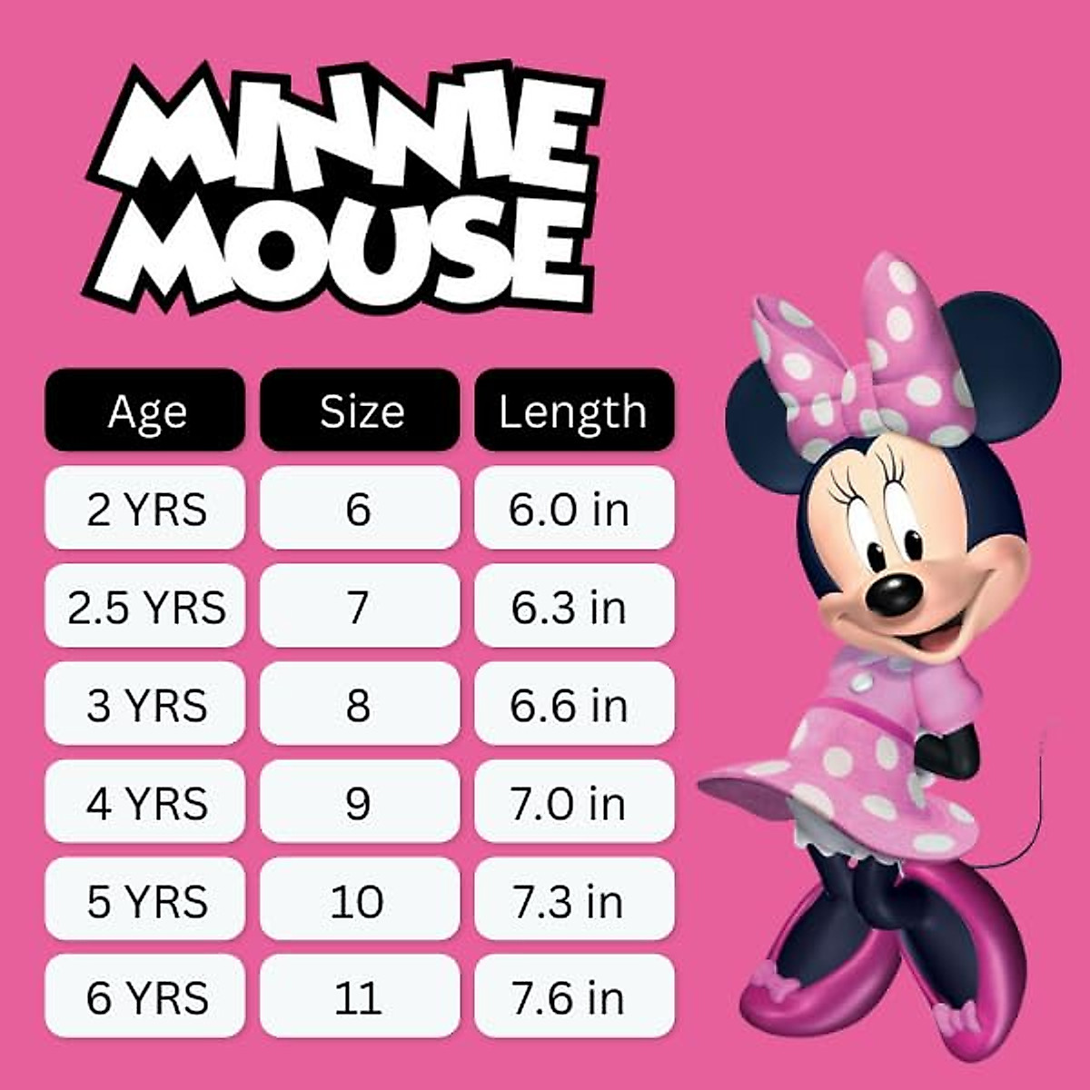 Disney Minnie Mouse Cowgirl Western Boots - Minnie cowboy boot - Pink Glitter (size 7 Toddler)