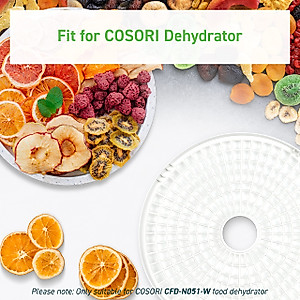 COSORI Food Dehydrator Machine Trays, BPA-Free Plastic Dryer Trays for Fruit, Meat, Beef jerky, Herb, Vegetable, CFD-TR051-WUS, 2Pack