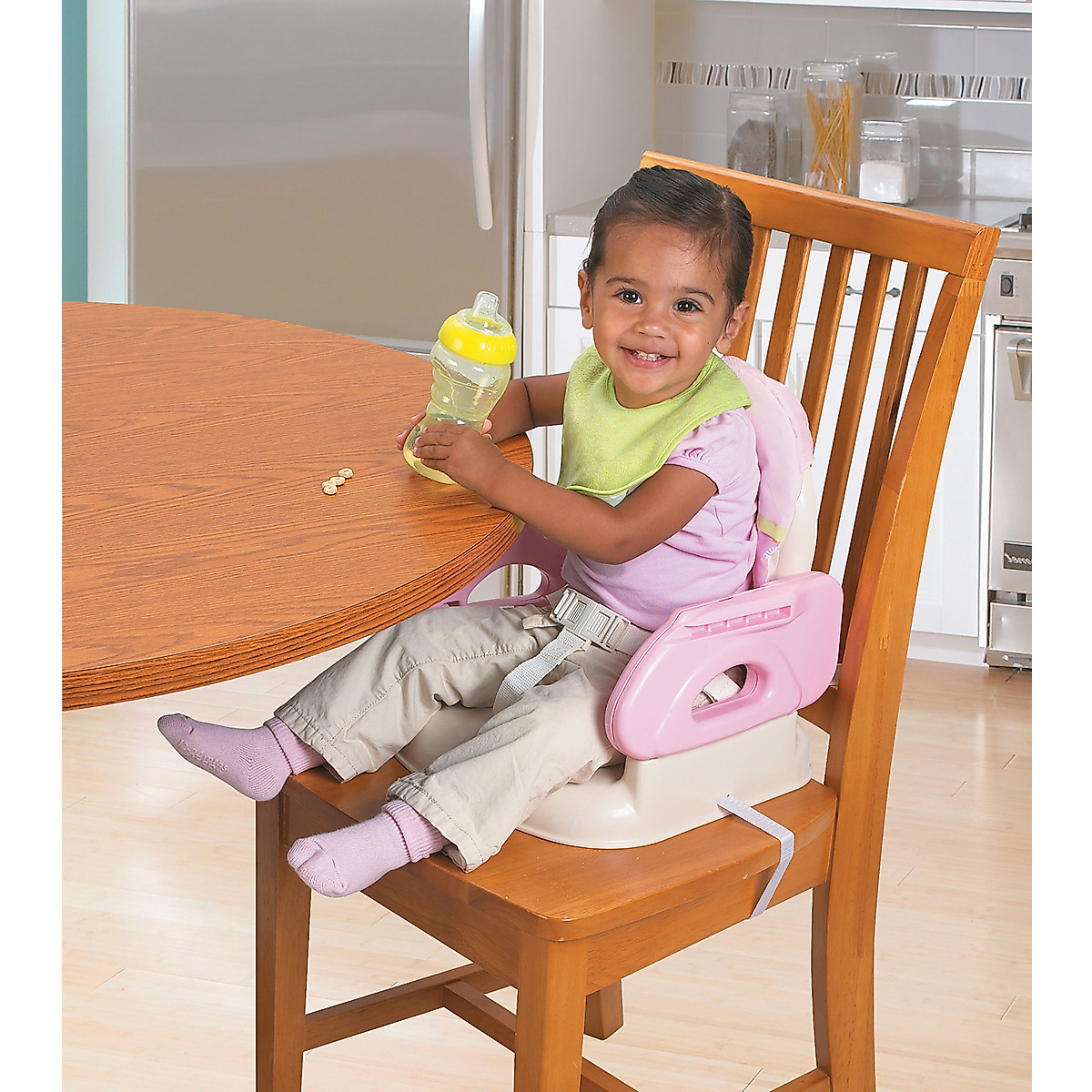 Summer Deluxe Comfort Folding Booster Seat, Pink