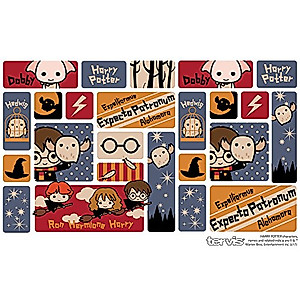 Tervis 1293207 Harry Potter-Charms Tiles Insulated Tumbler with Clear and Black Hammer Lid, 20 oz Stainless Steel, Silver