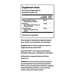 Swanson Pure Heart Cardiovascular Circulatory Health Antioxidant Resveratrol Blood Pressure Cholesterol Support Herbal Supplement 60 Veggie Capsules (Veg Caps) Vegan
