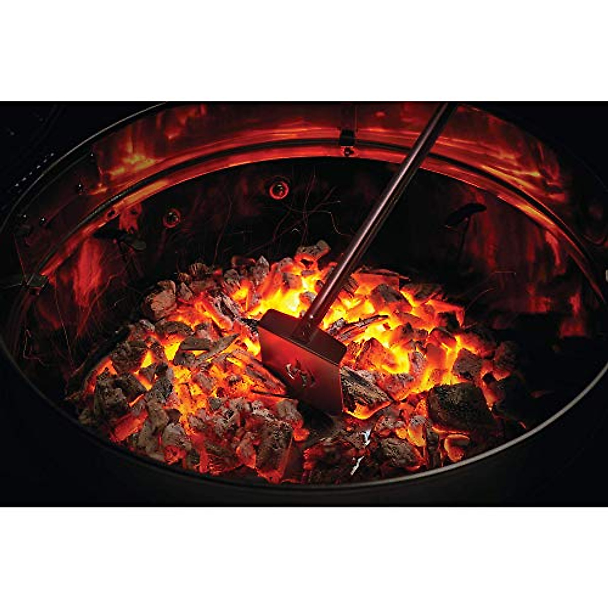 Napoleon Charcoal Rake and Tongs Charcoal BBQ Grill Accessory, Rake Charcoal, Lift Cooking Grids, Move Hot and Cold Charcoal And Ash Without Getting Dirty, Keep Hands Safely Away From Heat