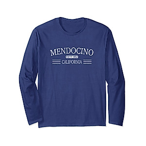 Mendocino California Long Sleeve T-Shirt