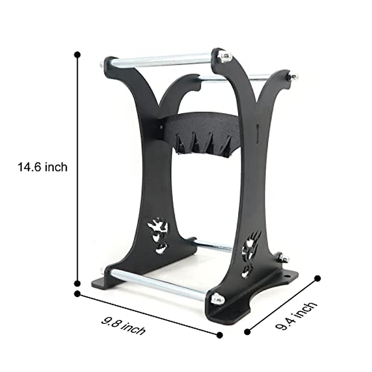 Kweetle Detachable Firewood Kindling Splitter, Manual Kindling Wood Splitting Tool with Gloves, High Carbon Steel Log Splitting Wedge Tool Firewood Splitter for Home Garden Outdoor