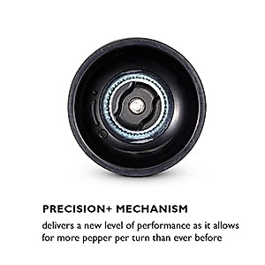 Cole & Mason H321806 City Salt and Pepper Mills | Precision+ Stemless | Concrete/Acrylic | 160 mm | Gift Set | Includes 2 x Salt and Pepper Grinders | Lifetime Mechanism Guarantee