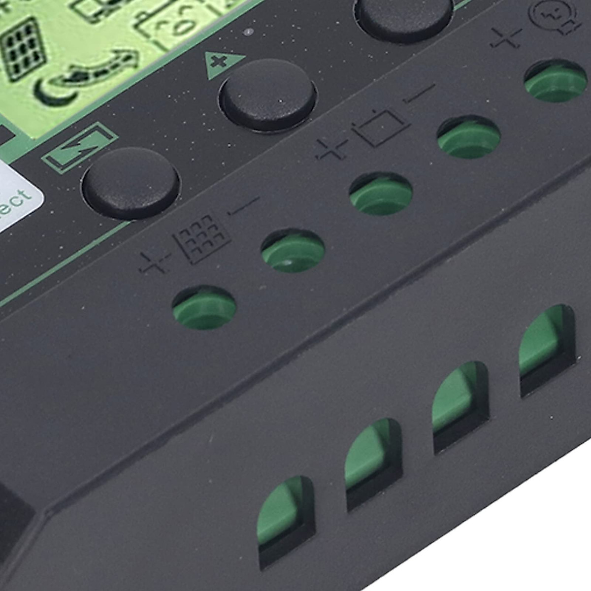 Hilitand Solar Controller, 100A 12V 24V Multi Function LCD Display Solar Panel Charger Controller for Open AGM Gel Batteries USB PV Panel Control